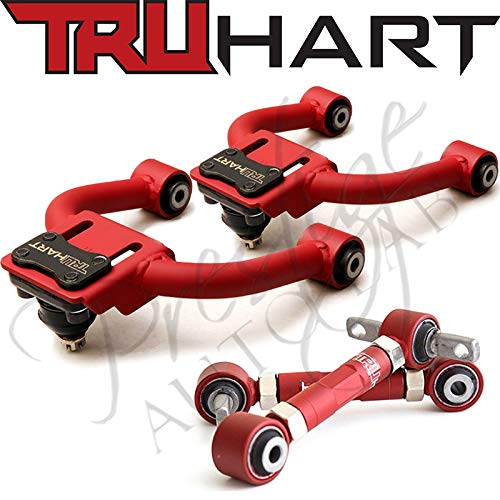 Truhart Adjustable Front & Rear Camber arms Kit Combo For 96-00 Honda ...