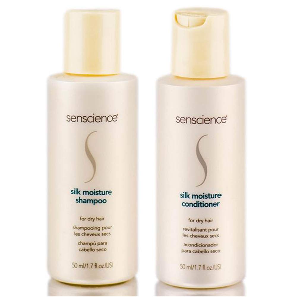 Amazon.com: Senscience Silk Moisture Shampoo & Conditioner - 1.7 oz ...