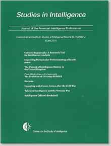 Studies in Intelligence, Journal of the American Intelligence ...