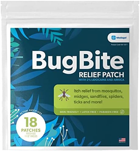 Medagel Bug Bite Relief Patch | Hydrating Hydrogel Patches with Arnica ...