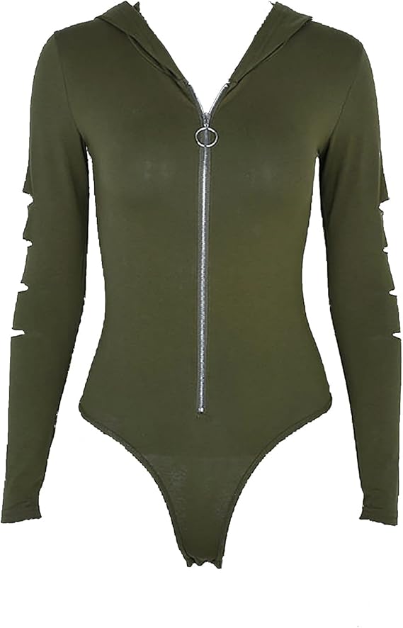 CHICTRY Damen Body Sport String Shape Shapewear Langarm Rundhals ...