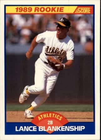 Amazon.com: 1989 Score Baseball Rookie Card #641 Lance Blankenship ...