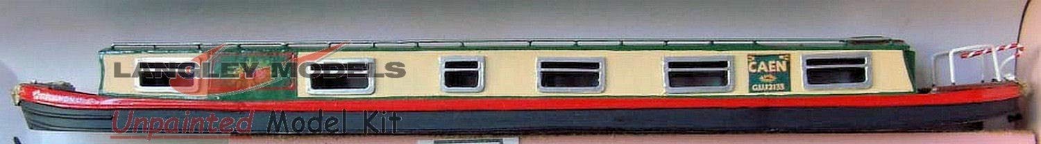 Langley Models 72ft Holiday Canal Boat Canal / Narrow Boat OO Scale ...