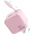 Amazon.com: Retractable Wall Charger,35W PD Fast USB Charger Block with ...