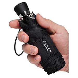 Amazon.com: DAVEK MINI COMPACT UMBRELLA (Classic Black) - Quality ...