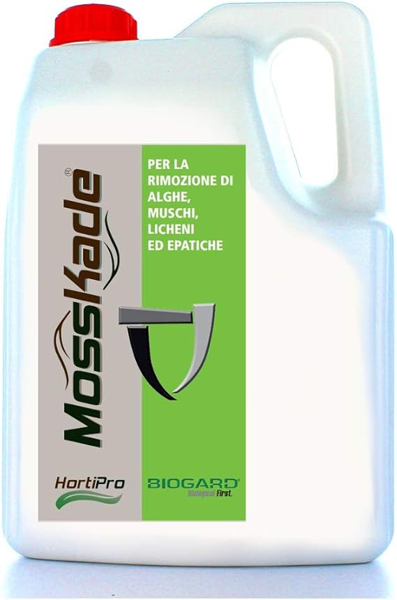 BIOGARD MossKade Moss Killer Moss and Lichens 5 Litres: Amazon.co.uk ...