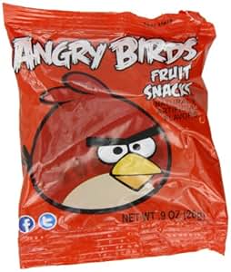 Amazon.com : "Angry Birds" Fruit Snacks Red 9 Ounce Box (10 Pack ...