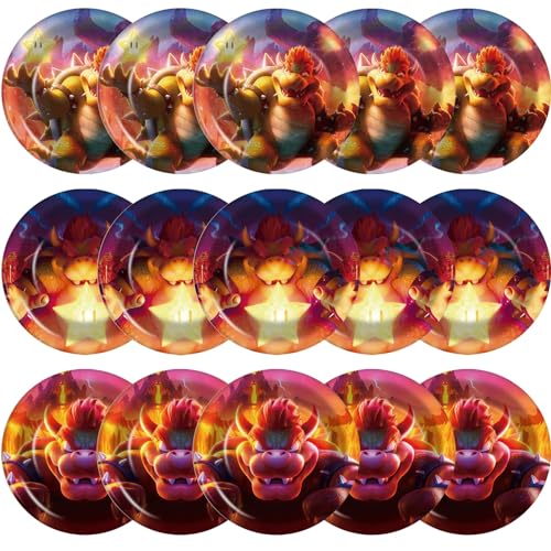 Mua HYOUNINGF Mario Bowser Birthday Party Supplies, Bowser Party Plates ...