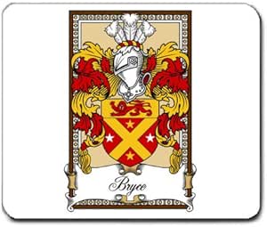 Amazon.com: Bryce Family Crest Coat of Arms Mouse Pad: Electronics