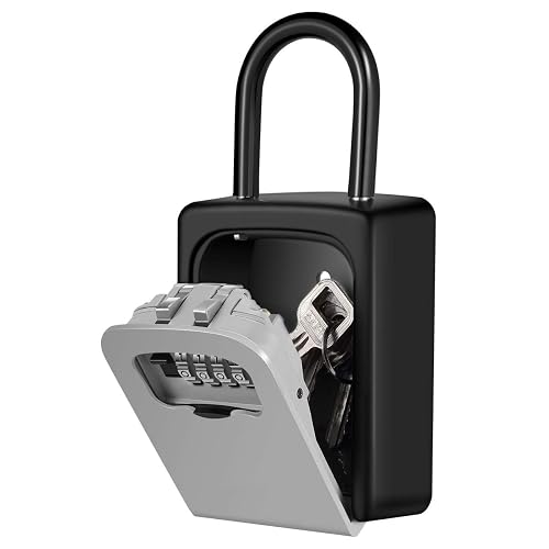 ORIA Key Storage Lock Box, Wall Mounted Key Lock Box, Key Safe Box ...