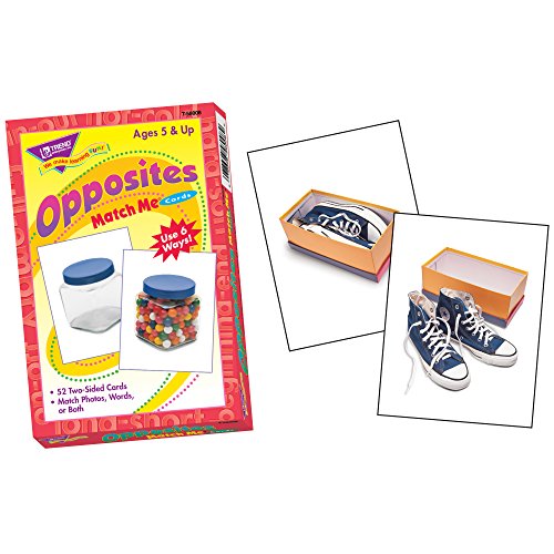Trend Enterprises Opposites Match Me Cards Game (52 Piece) | Pricepulse