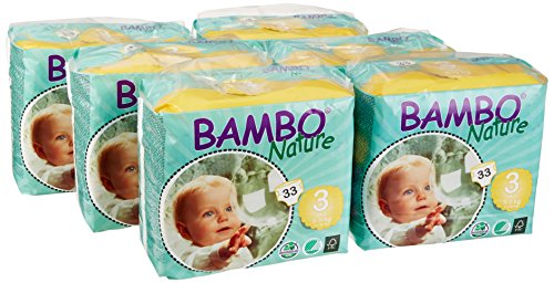 Bambo Nature Eco Friendly Baby Diapers Classic for Sensitive Skin, Size ...