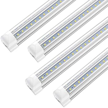 NYLL - (Pack of 2) Single Pin FA8 Base 5 Feet/ 60" Plug& Play LED Tube - Daylight (6000K) T12 ...