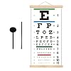 DMCBY Eye Chart, Snellen Eye Chart for Eye Exams 20 Feet with Wood ...