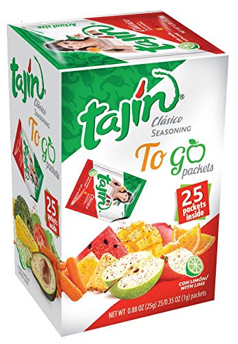 Tajin Clasico Seasoning to Go Packets x 25 Sachets 25g: Amazon.co.uk ...