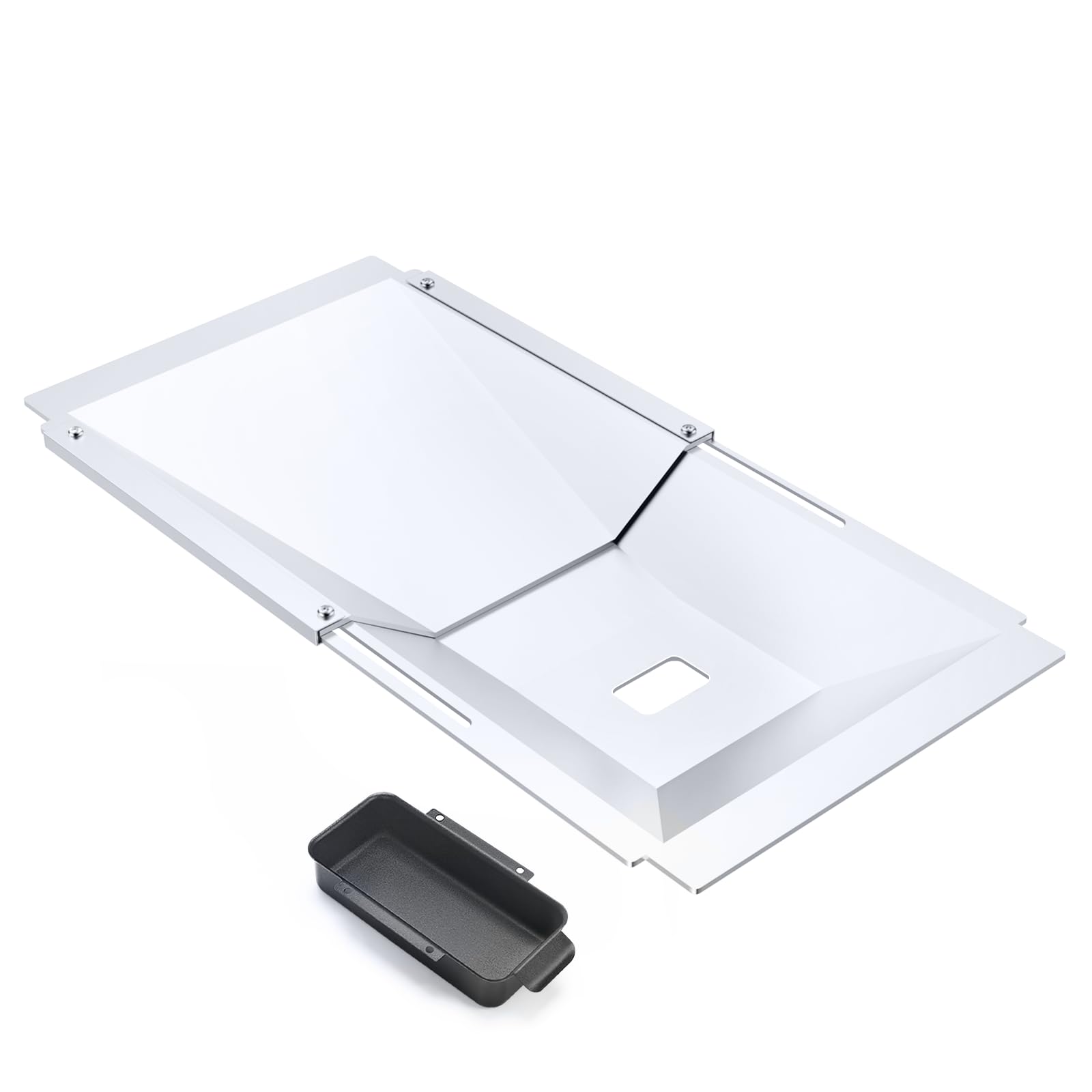 Uniflasy Universal Grease Tray with Catch Pan fits Nexgrill, Charbroil ...