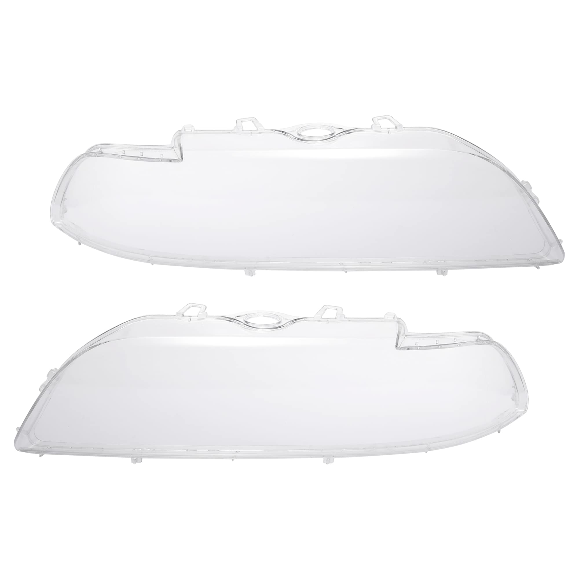 X AUTOHAUX 1 Pair Left Right Side Car Front Headlight Headlamp Lens ...