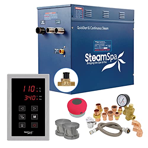 Steam Shower Generator Kit System | Brushed Nickel Steam Shower Head ...