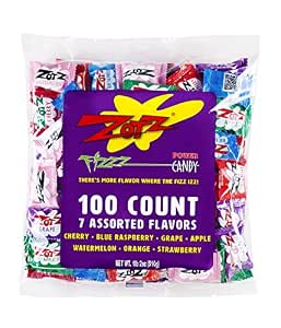 Amazon.com : Zotz Fizz Power Candy Assorted - Fruit Flavored Hard Candy ...