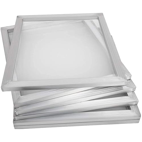 Screen Printing 18x20 Inch Silk Frames - 110 White Mesh 2 Pack Screen ...