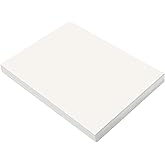 Amazon.com : Prang (Formerly SunWorks) Construction Paper, White, 9" x ...