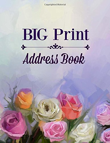 Amazon.com: BIG Print Address Book (Extra Large Address Book for ...
