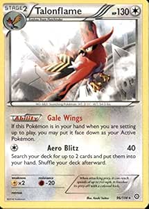 Amazon.com: Pokemon - Talonflame (96/114) - XY Steam Siege : Toys & Games