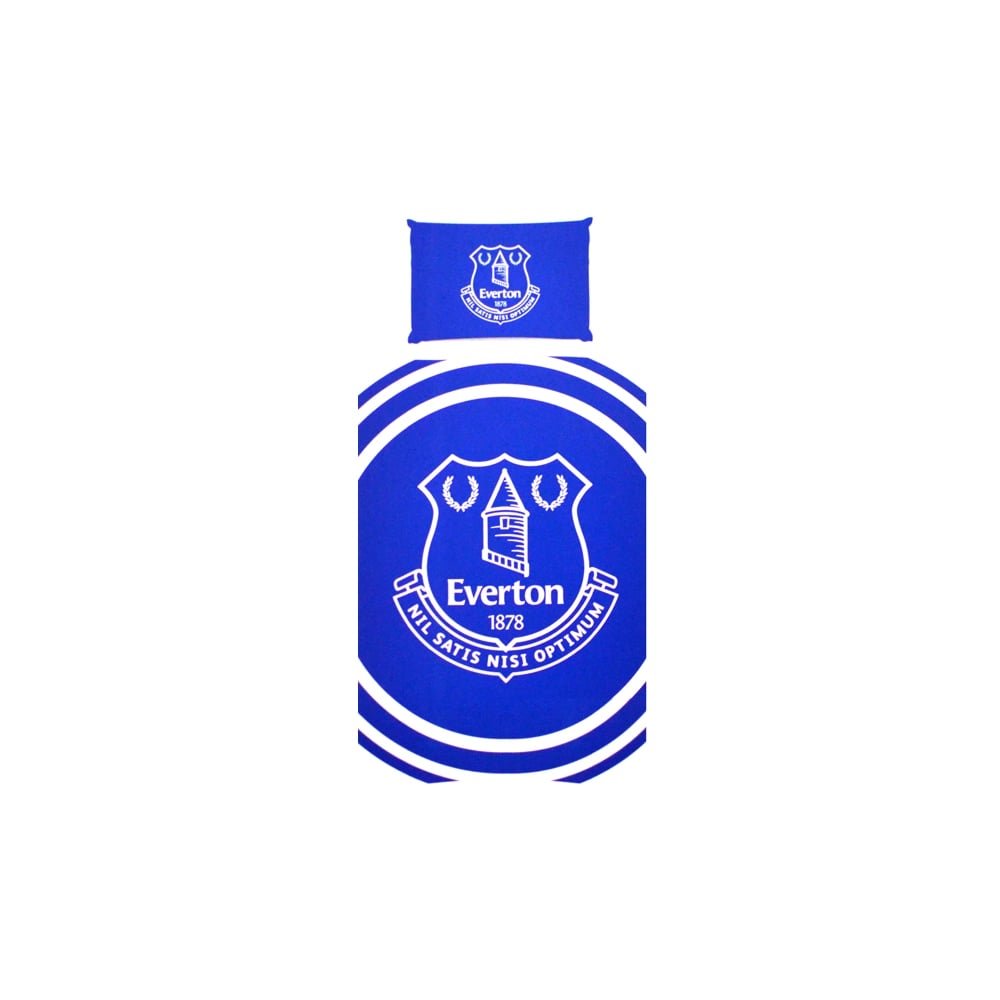 Everton Single Duvet Set Reversible Pulse Fan Blue New Official ...