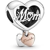 Amazon.com: Pandora Linked Sister Hearts Split Dangle Charm Bracelet ...