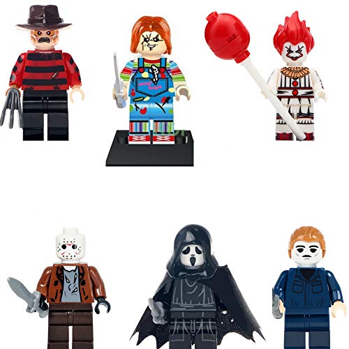 Iconic Classic Horror Movie Minifigures Including Chucky Pennywise ...