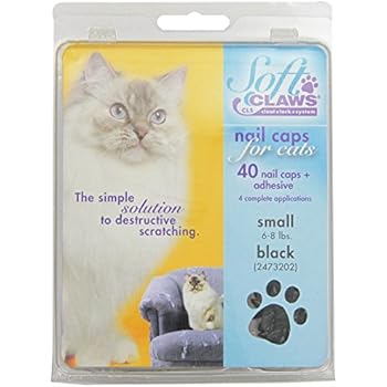 Amazon.com : Feline Soft Claws Cat Nail Caps Take-Home Kit, Large ...