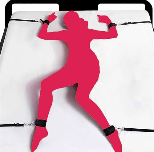 Wrist and Ankle Spreader Bar Bed Restraint for Couples Under King Bed ...