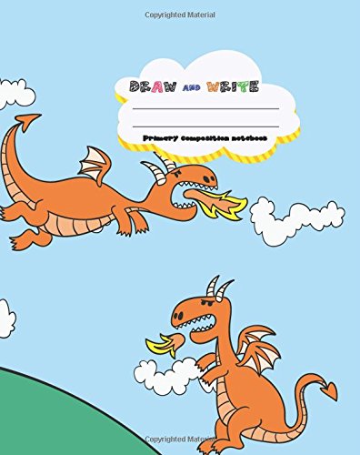 DRAW and WRITE primary composition notebook, 8 x 10 inch 200 page,Cute ...