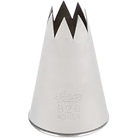 Amazon.com: Ateco # 826 - Open Star Pastry Tip 1/2'' Opening Diameter ...