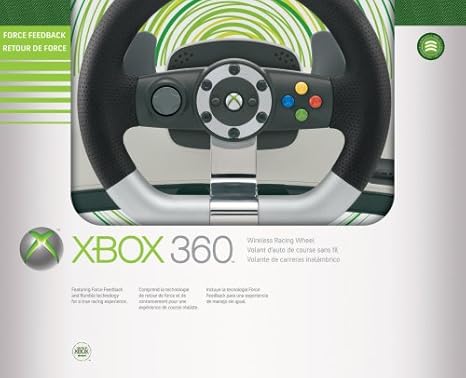 Microsoft Xbox 360 Accessories XBOX360 Racing Wheel Wireless Version 2 ...