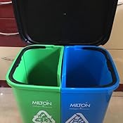 Milton Twin Bin 35 Dry and Wet Waste Dustbin: Amazon.in: Home & Kitchen