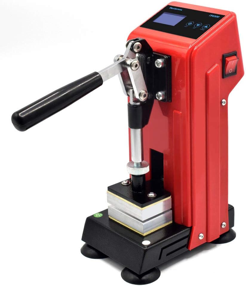 Amazon.com: Mini Manual Heat Press Machine, Lightweight Hot Presser ...