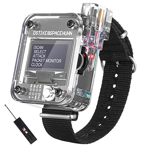 WiFi Deauther Watch V3, WiFi Attack/Control/Test Tool, Built-in DSTIKE ...