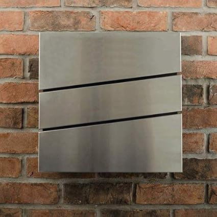 Stainless Steel Letterbox - The Statement: Amazon.co.uk: DIY & Tools