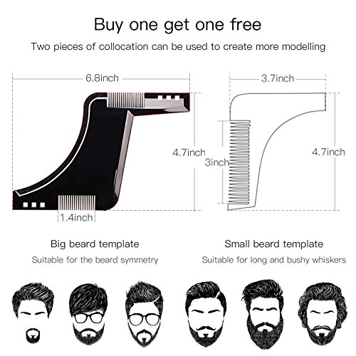 Printable Beard Shaping Tool Template Printable Word Searches