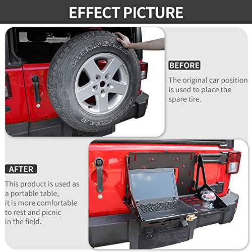 Jeep Table Jeep Wrangler Tailgate Table - Stainless Steel Foldable ...