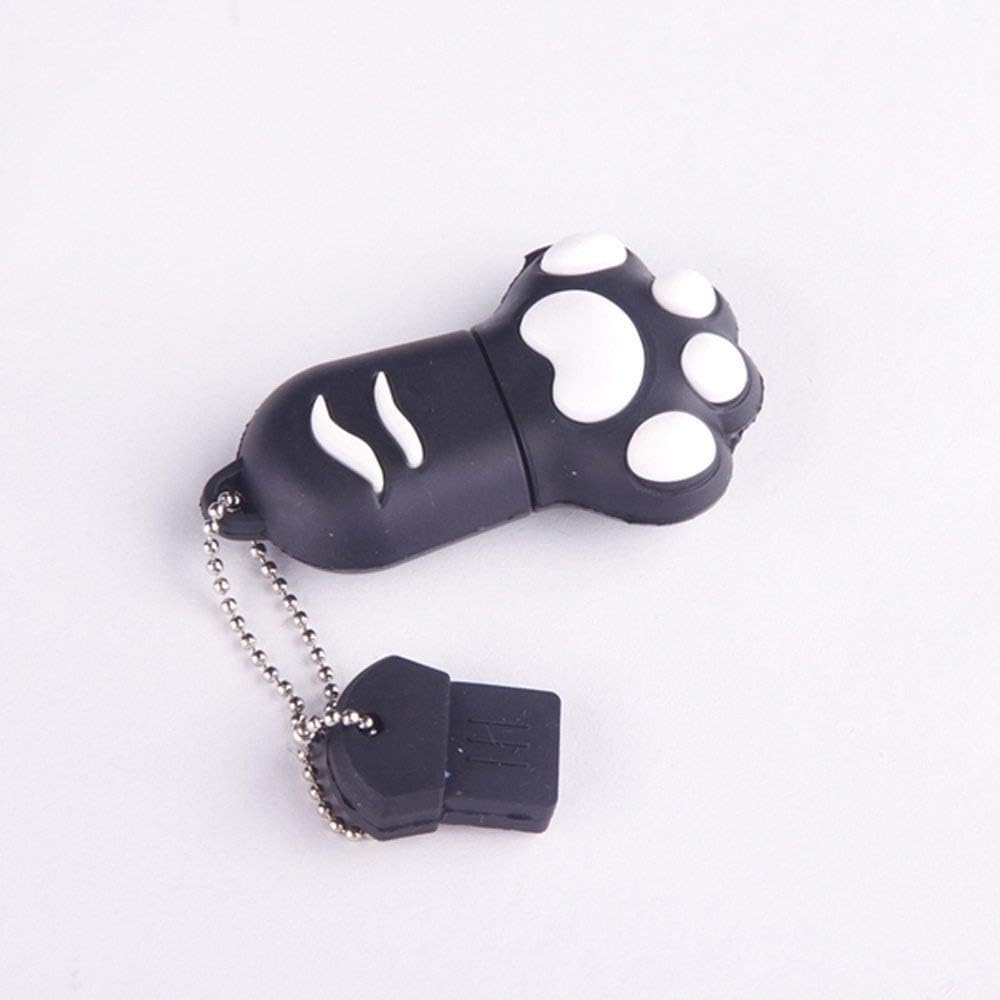 Amazon.com: Premium Black Paw USB Flash Memory Drive 8GB: Computers ...