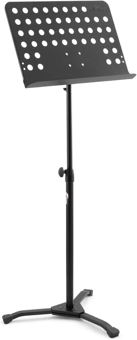 TIGER MUS7-PRO | Professional Orchestral Sheet Music Stand | Black ...