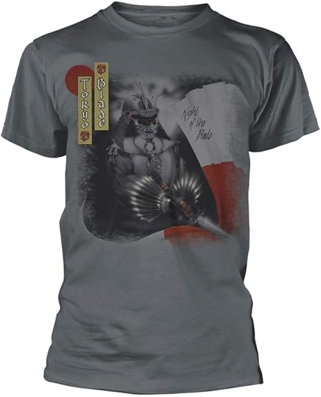 Amazon.com: Tokyo Blade Men's Night of The Blade Live Tour T-Shirt Grey ...