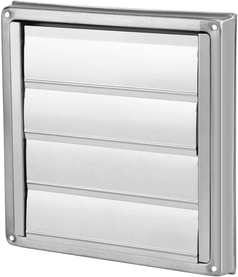 Broco 100mm Ducting Wall, External Ducting Air Vent with Round Spigot ...