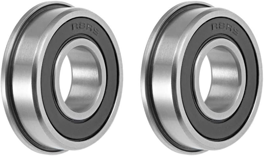 Amazon.co.jp： フランジ付きボールベアリングFR8-2RS 1/2インチx 1-1 / 8インチx 5/16インチシールドクロムベアリング2個: DIY・工具・ガーデン