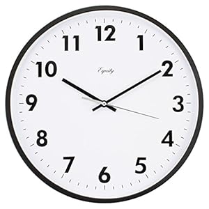 Amazon.com: Equity by La Crosse 25509 14-Inch Commercial Wall Clock ...