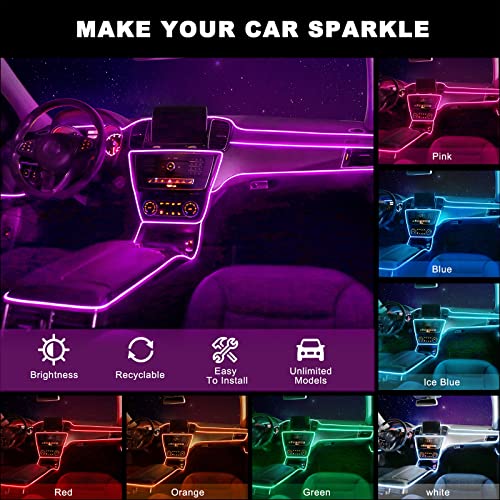 El Wire Car Interior Installation