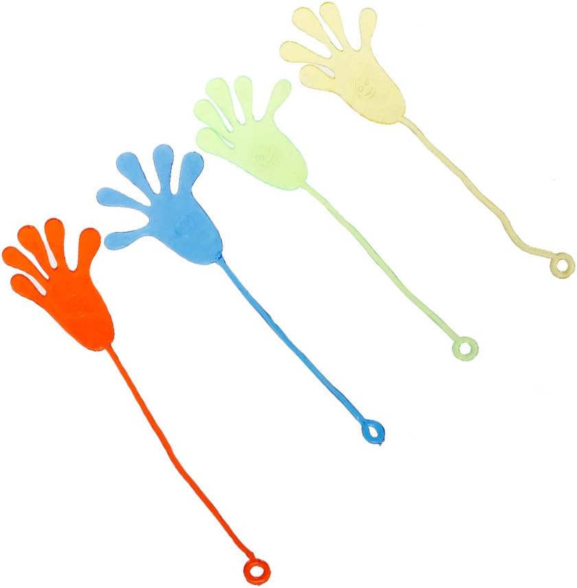 Misha 4Pcs Sticky Hands Toys Mini Wacky Hand Toy Stretch Hand Toys ...
