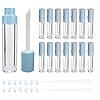 COSIDEA 14pcs 8ml empty Lip Gloss tubes with Big Brush Wand blue ...